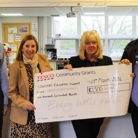 Dacorum Education Support Centre - Tesco Blue Tokens Scheme Winners